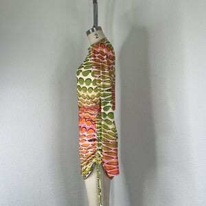 omighty | Skirts | The Illusion Set By Omighty Mini Skirt Retro Sheer ...